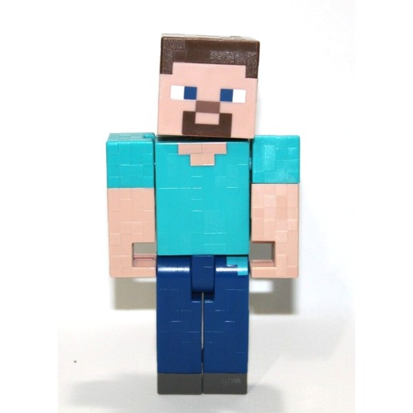 Mattel | Toys | Mattel Minecraft Steve Blue Action Figure Toy Five ...